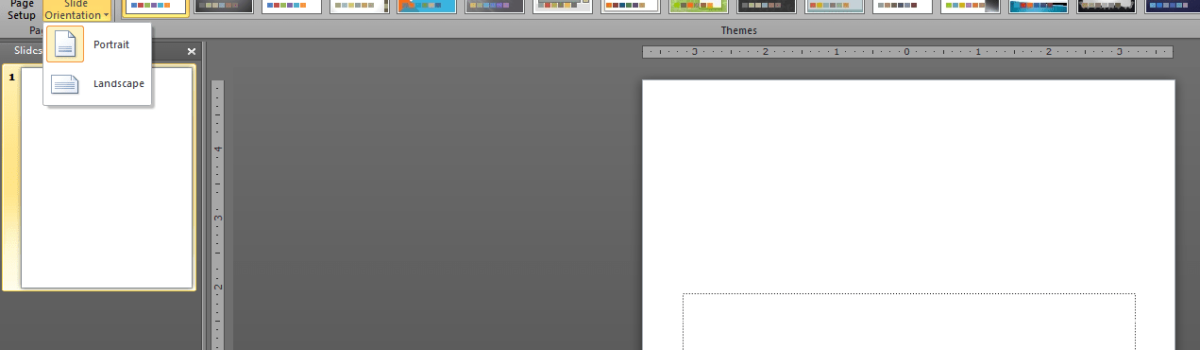 Report Layout In PowerPoint 